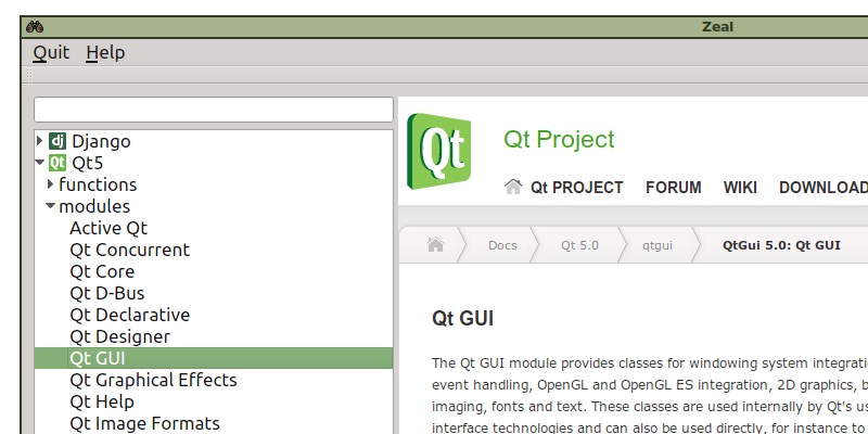Zeal: Offline API Documentation Browser | Bypeople