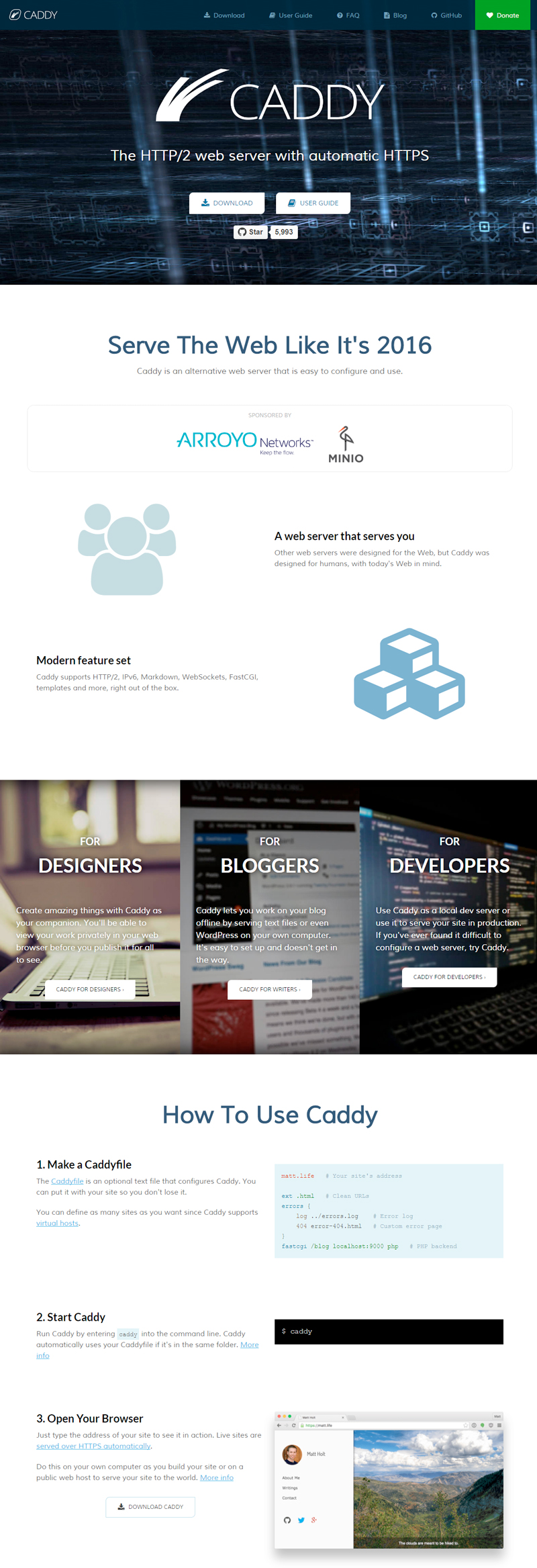 Caddy: Lightweight HTTP Web Server | Bypeople