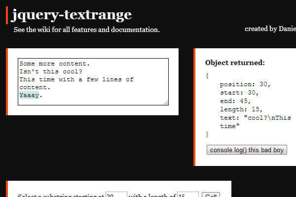 jquery-textrange | Bypeople