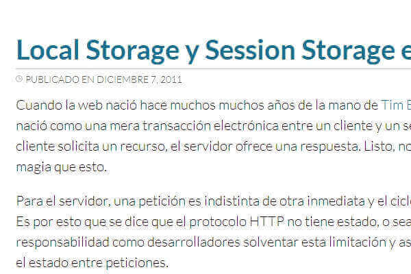 Local Storage y Session Storage en HTML5 | Maestros del Web | Bypeople