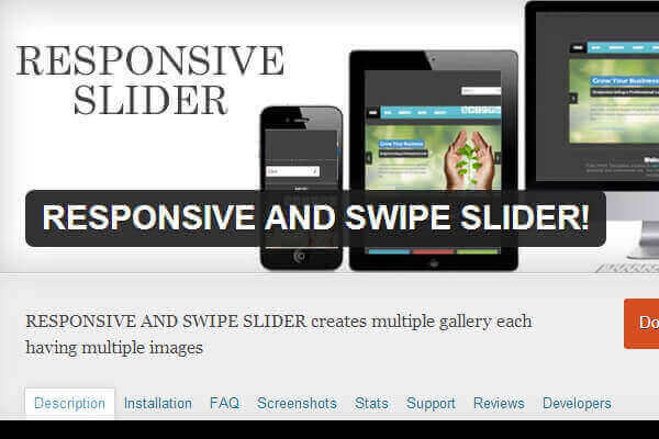 Responsive and Swipe Slider | Bypeople
