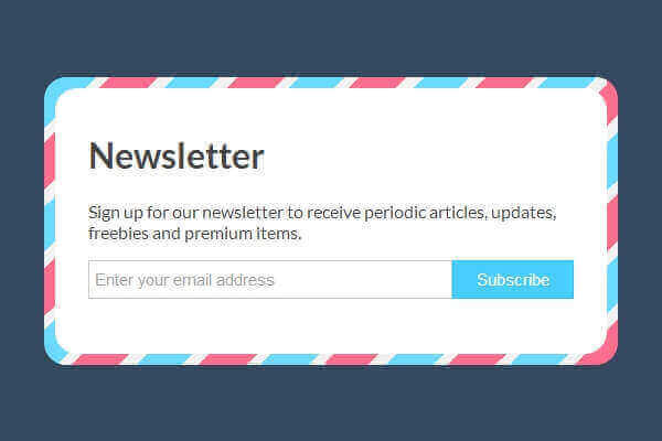 Simple Grid Border Using Gradient | Bypeople