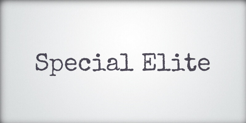 Typewriter Fonts - ByPeople (22 submissions)