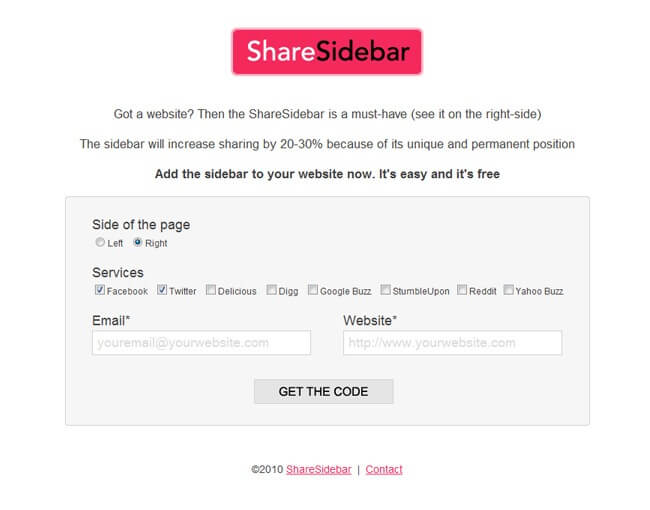 Social icons sidebar: ShareSidebar | Bypeople