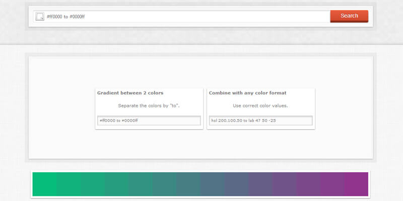 ColorHexa Gradient Generator | Bypeople