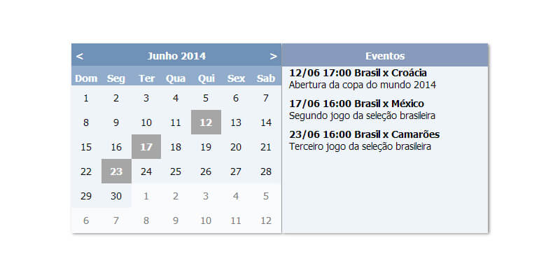 jQuery E-calendar Plugin | Bypeople