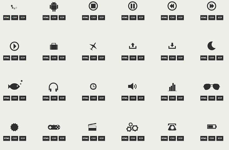 CSS Icons - ByPeople (31 submissions)