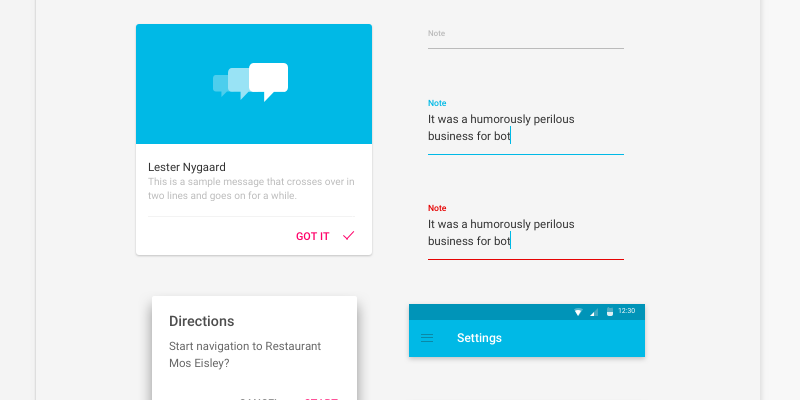 Sketch Material Design UI Kit - ByPeople