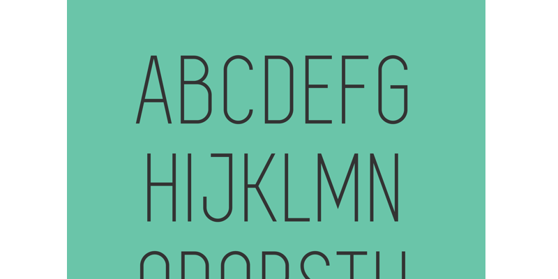 SIMPLIFICA: Modern & Slim Sans-serif Typeface - ByPeople