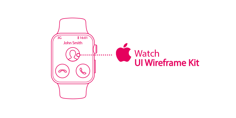 Apple Watch Wireframe UI AI Kit - ByPeople