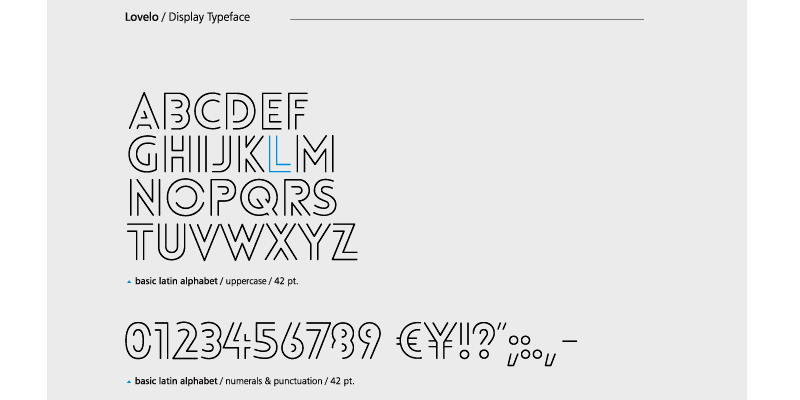 Lovelo: Geometric Sans-serif Font - ByPeople