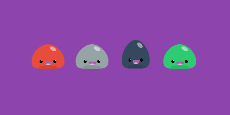 CSS Bubbly Faces | Bypeople