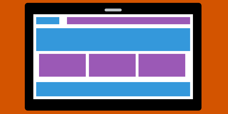 LESS Responsive Layout Mockup | Bypeople