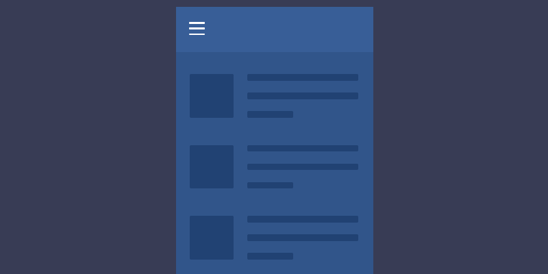 Material Design CSS App Menu | Bypeople