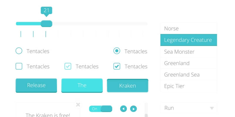 Flat UIs - ByPeople (44 submissions)