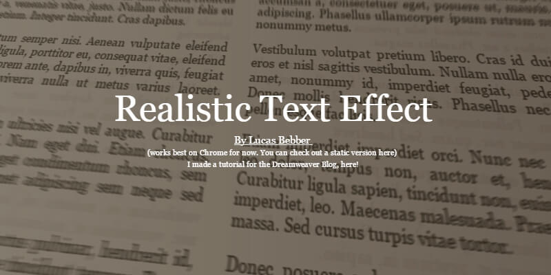 Realistic Text Effect | Bypeople