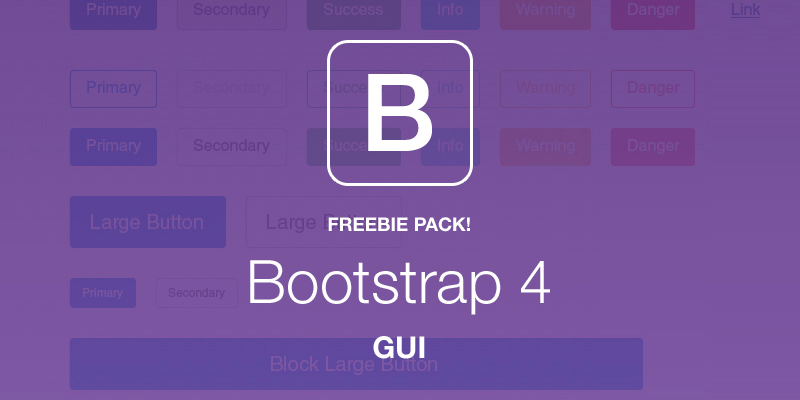Full Bootstrap 4 GUI Pack - ByPeople