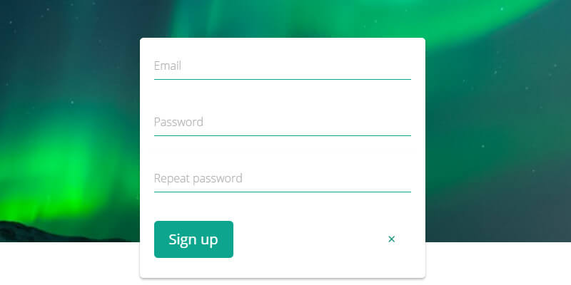 Animated CSS Foldable Form | Bypeople
