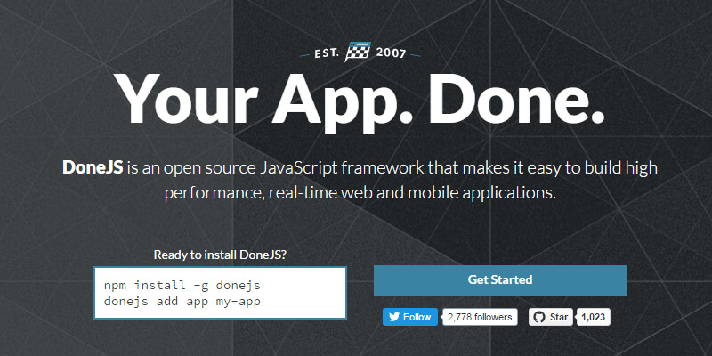 Donejs App And Web Development Javascript Framework Bypeople
