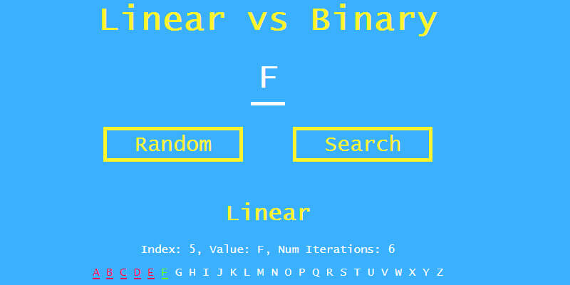 CSS & JS Linear vs Binary Search | Bypeople