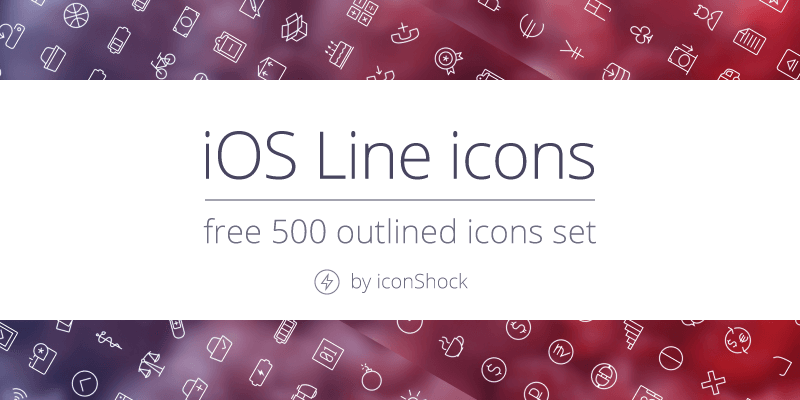 500 AI, SVG & PNG iOS Line Icons - ByPeople
