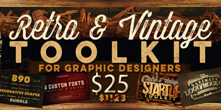 Retro and Vintage Style Resources for Design