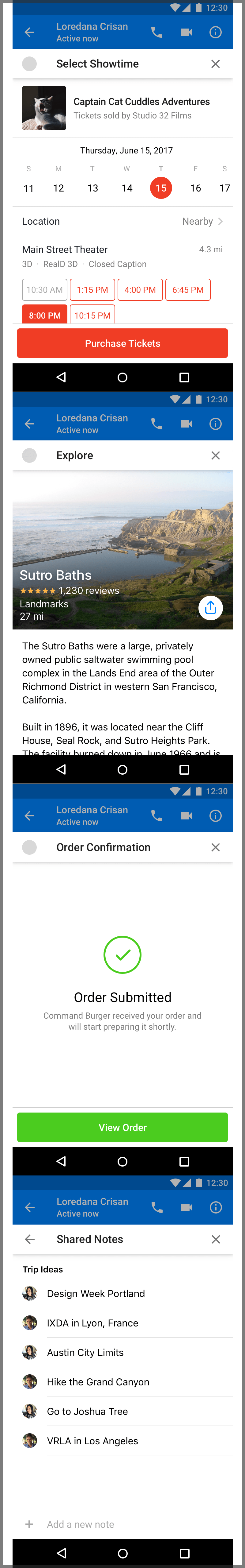 Facebook Messenger Design Kit (Sketch) - ByPeople