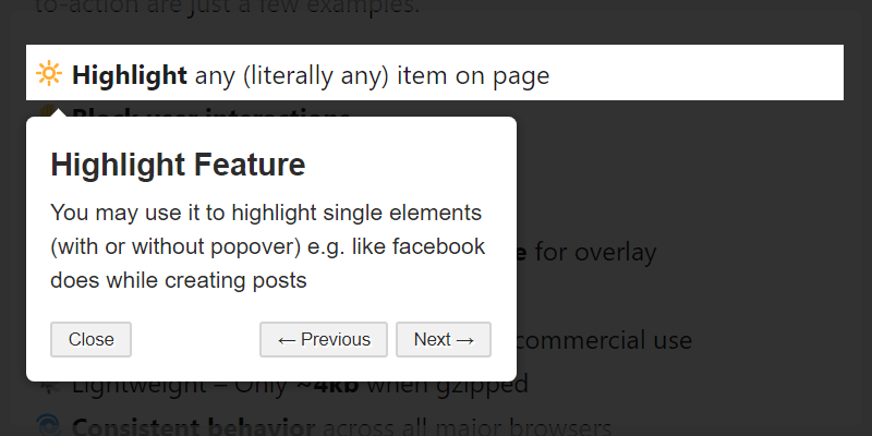 Vanilla JavaScript Step By Step Guided Site Tour - ByPeople