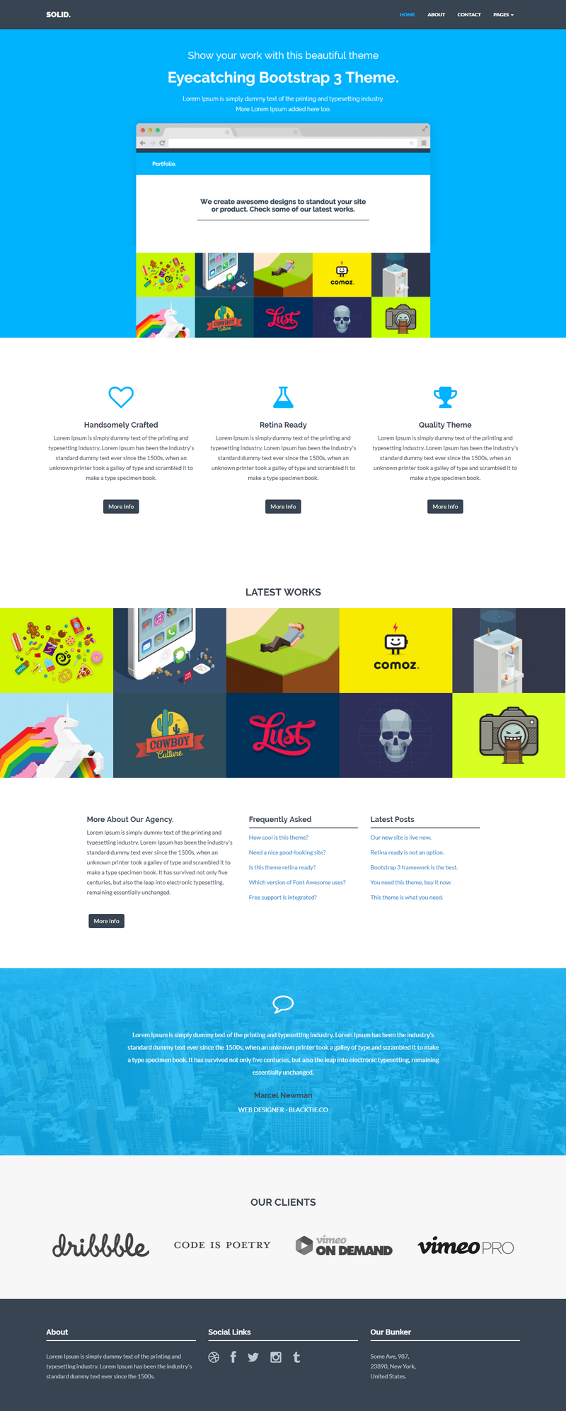Solid: Responsive Multipurpose HTML Template | Bypeople