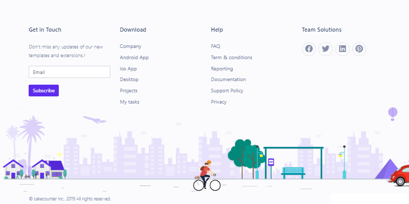 CSS Stylish Footer | Bypeople