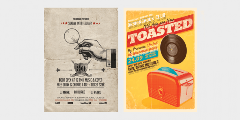 Retro & Vintage Posters Collection: 60 AI & PSD Items