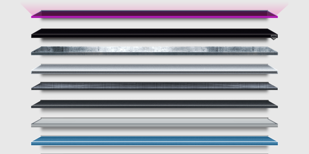 Shelves PSD: 100 Different Styles, Fully Editable, Pixel Perfect PSD ...