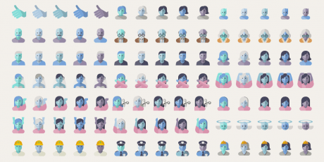 Flat Emoji List Vector Pack