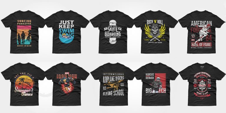 Boys T-Shirt Designs Pack - 200+ Print Ready Vector T-Shirt Designs ...
