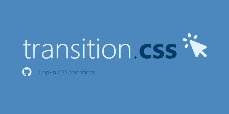Drop-In CSS Transitions Library | Bypeople