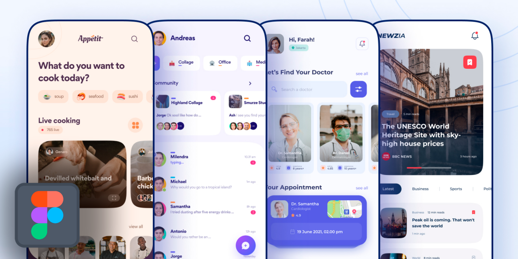 Mobile UI Kits Pack for Figma - 700+ Components & 240+ Screens | Deals ByPeople | Bypeople