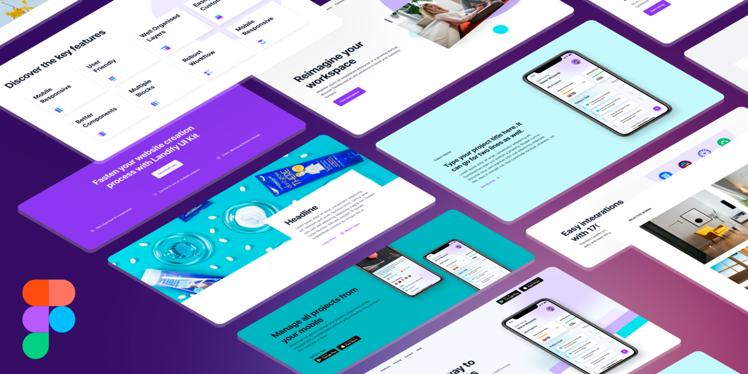 Figma Landing Page Template Builder – 500+ Components, 170+ Ready-Made ...