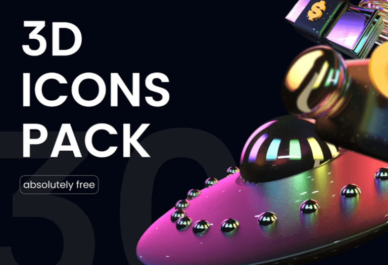 This free pack includes 30 different and eye-catching 3D icons suitable ...