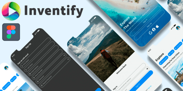 Inventify UI Kit & Design System for Figma, 4500+ Components & Variants