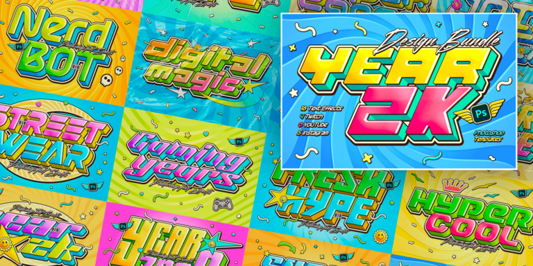 Create stunning 90s and Y2K aesthetic templates for social media ...