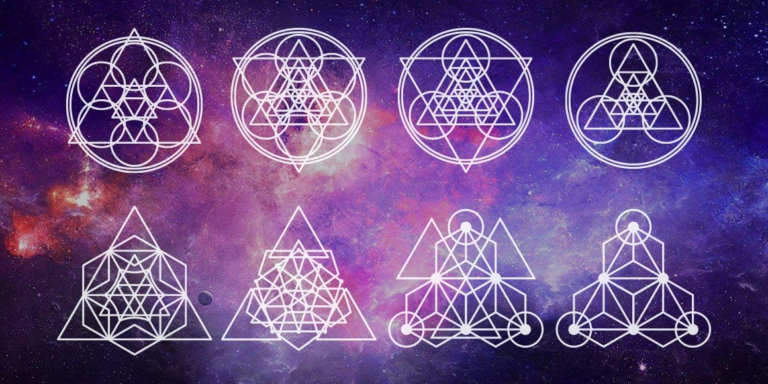 A neat collection of sacred geometry symbols featuring 100 designs ...