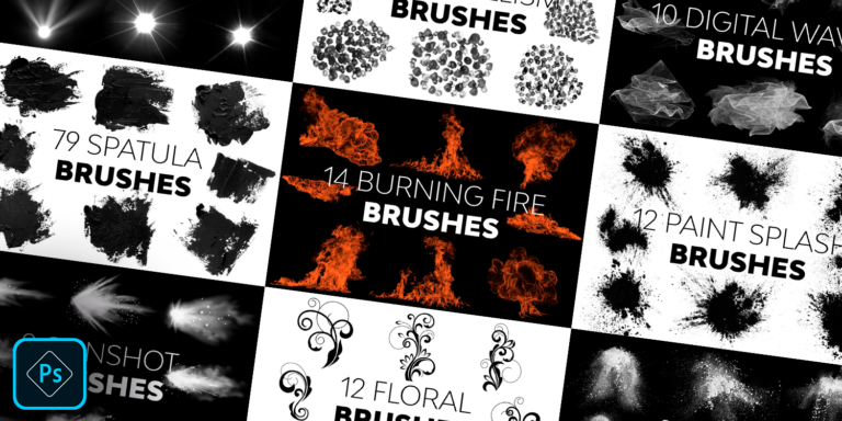 1800+ Photoshop Brushes Pack – ABR Files, Easily Placed Stamp Brush ...