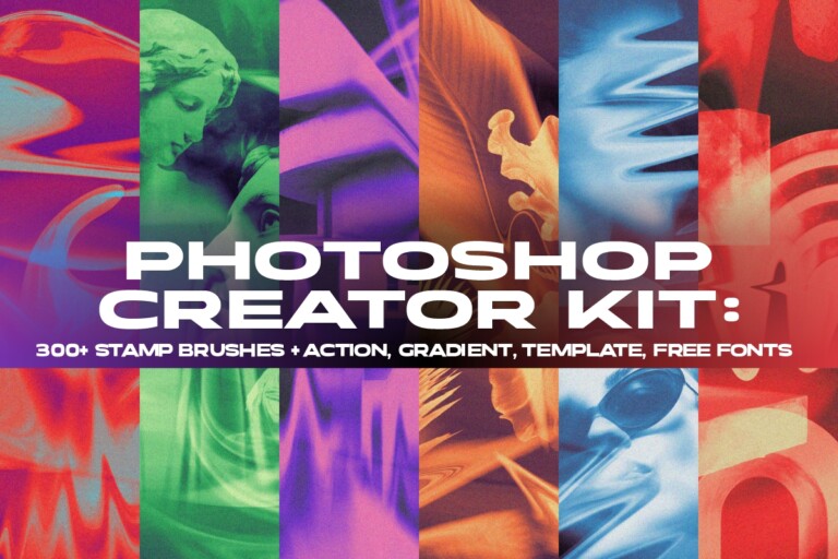 Photoshop Creator Kit with 500+ Assets; Delivered in PSD File Format ...